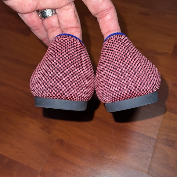 Rothy's | Shoes | Like New Rothys Double Stitched Rose Points 95 Size ...